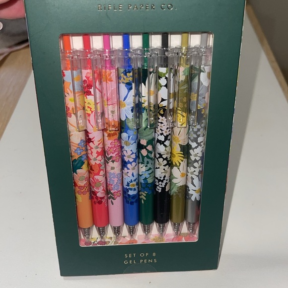 Rifle Paper Co. | Office | New Rifle Paper Co Set Of 8 Colored Gel Pens ...
